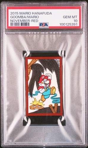 2015 MARIO HANAFUDA NOVEMBER-RED GOOMBA/MARIO PSA 10 | eBay