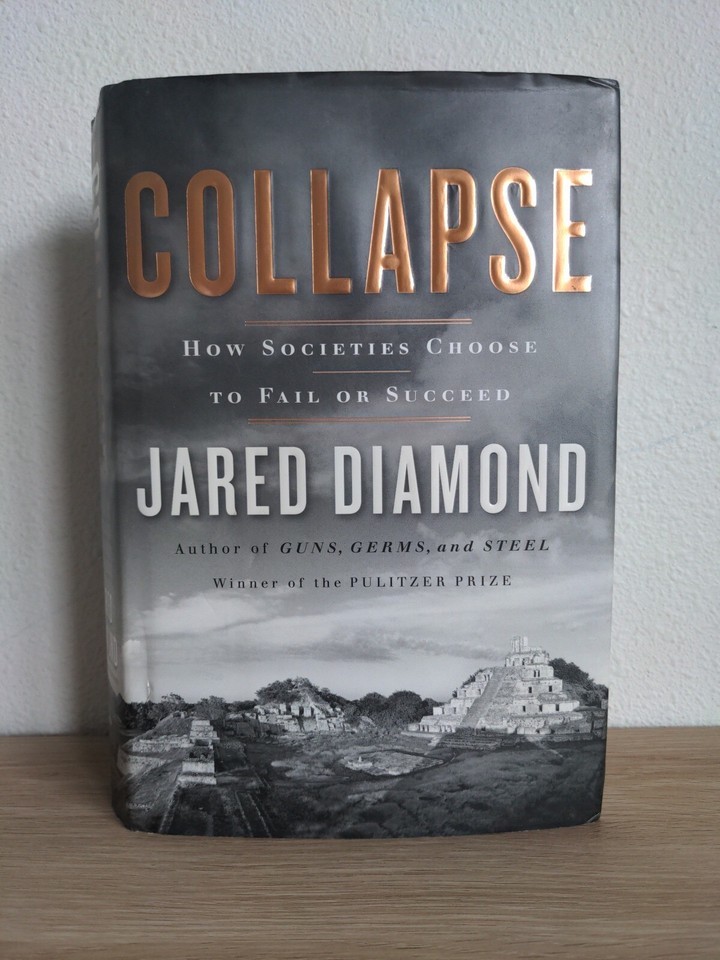 Signed! Collapse by Jared Diamond Autographed Hardcover 1st Edition ...