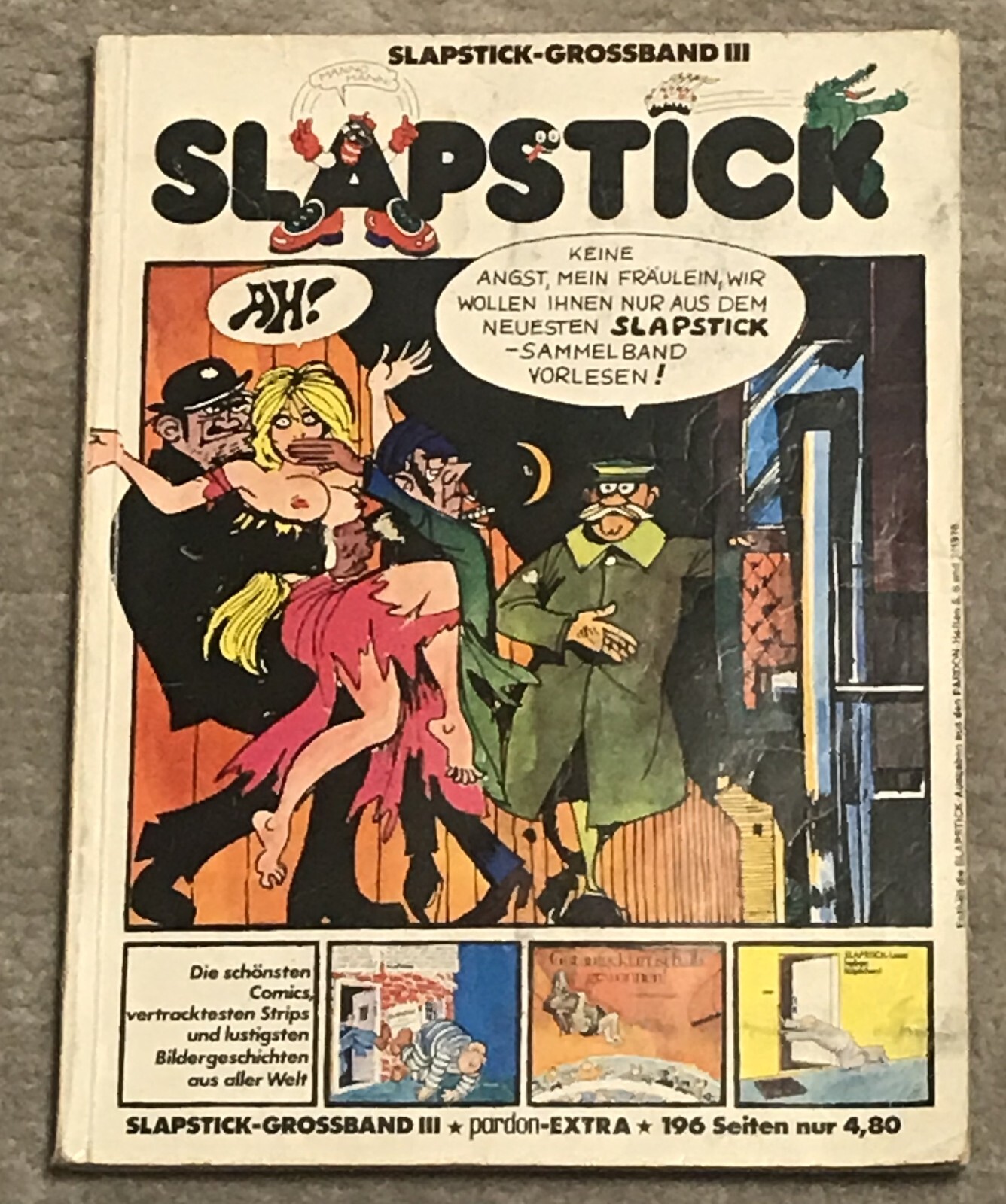 SLAPSTICK-Grossband III * pardon-Extra * 196 Seiten - Comics Satire u.v ...