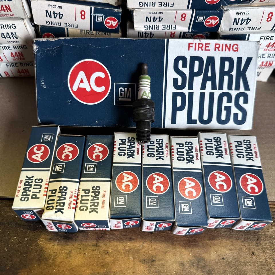 (8) NOS GM 1969 1970 CHEVROLET 396 427 AC 44N ACNITER spark plugs ...
