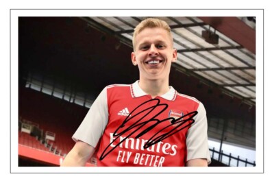 OLEKSANDR ZINCHENKO Signed Autograph PHOTO Gift Signature Print ARSENAL ...