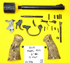 22 LR 9 Round Cylinder With Extractor for H&R Model 922 Revolvers for ...