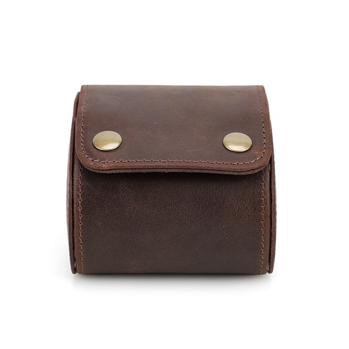 Vintage Watch Roll Case Genuine Leather Watch Display Box Travel ...