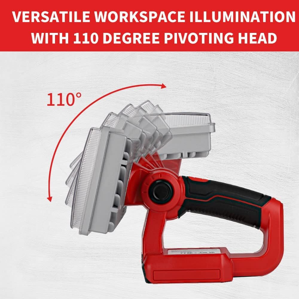 18V LED Work Light Cordless Torch For Milwaukee 48-11-1860 M18 Li-Ion ...