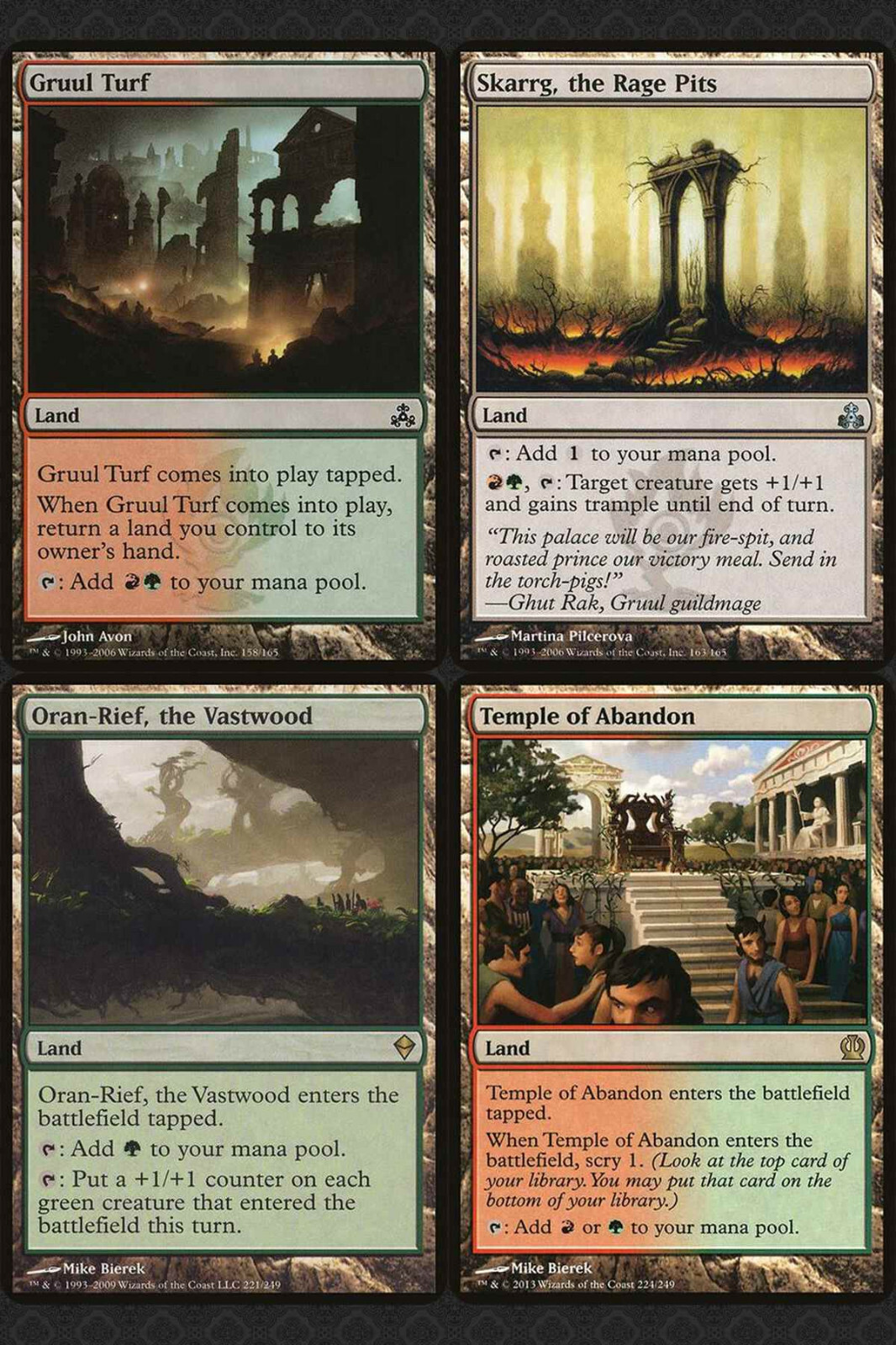 Gallia of the Endless Dance SATYR Commander Deck Gruul Magic MTG Ready ...