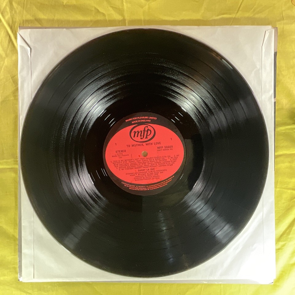 Danny La Roux To Mother With Love 12 Inch Vinyl Record Mothers Day ...
