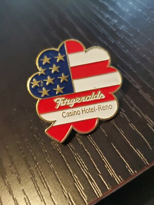 Fitzgeralds Reno, NV and Carson City roulette Casino logo pin gw | eBay