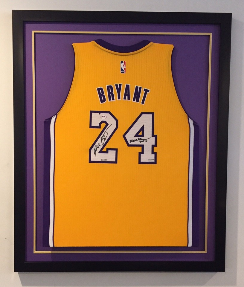 BASKETBALL Jersey Framing NBA Frame Your Autographed Signed Jersey ...