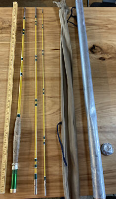 Vintage Shakespeare fly rod model FHJ three piece with bag And hard ...