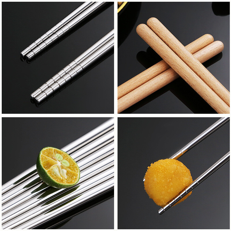 Stainless Steel Long Chopsticks Cook Noodles Deep Fried Hot Pot ...