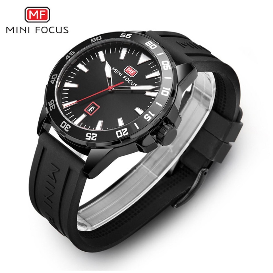 Mens Watch Black Red Boys Smart Analogue Watches White Present Mini ...