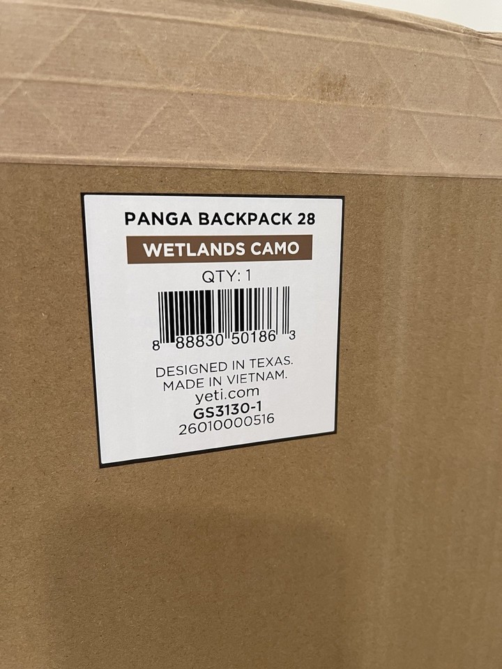 YETI Panga Waterproof Backpack 28L Wetlands Camo 🦆Sealed Box & 3L SIDEKICK LOT | eBay