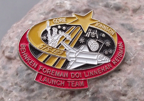 NASA Space Shuttle Mission STS 123 Endeavour ISS Station Launch Team ...