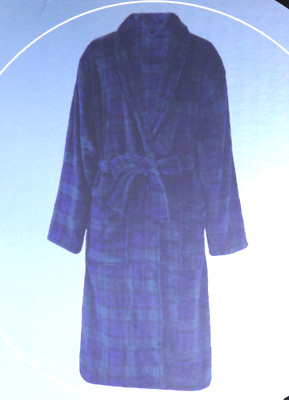 Wayland Square Ultra Soft Plaid Flannel BathRobe 50 Inch Length | eBay
