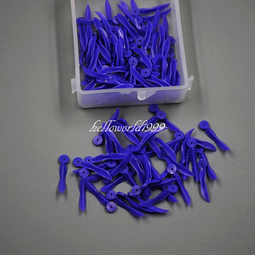 100 Pc Dental Disposable Plastic Round Stern Wedge Holes Wave Poly ...