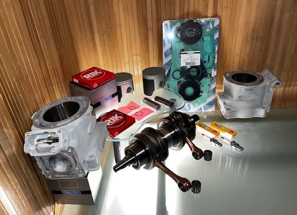 1998-2005 Yamaha XLT800 / GP800 ENGINE REBUILD KIT=Cylinders+CRANK ...