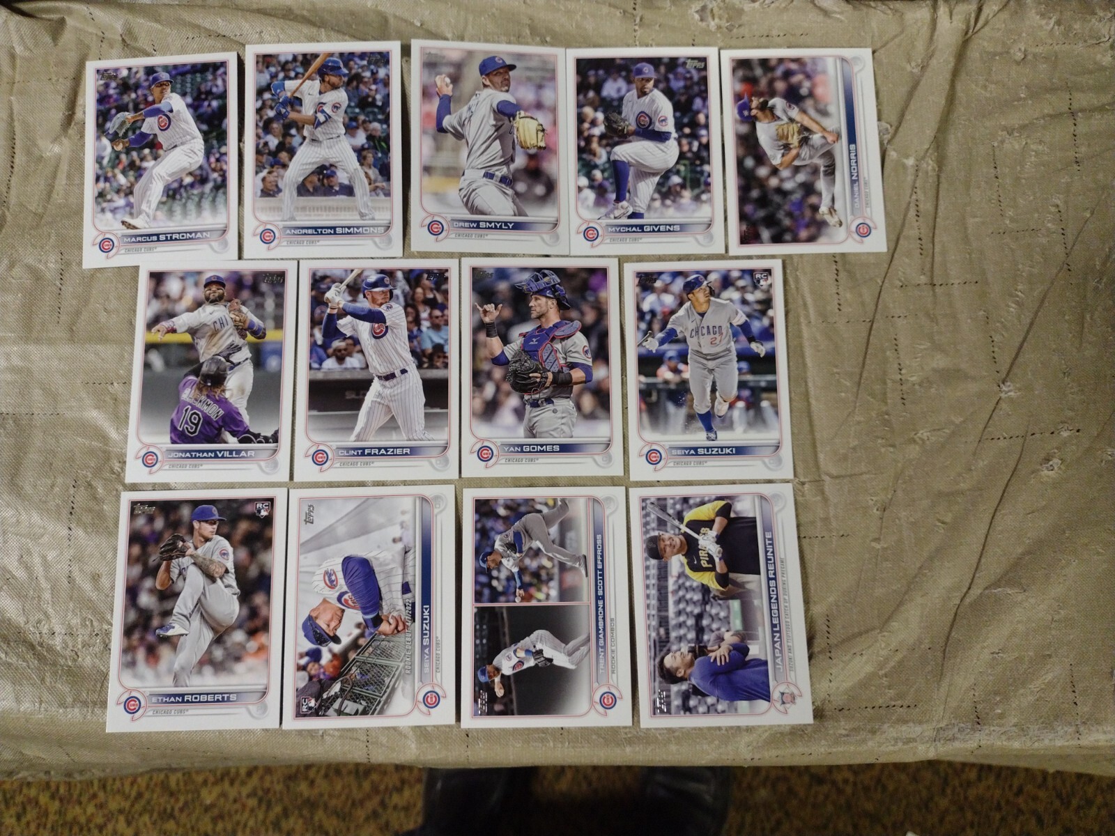 2022 Topps Update Chicago Cubs 13 Card Team Set | eBay