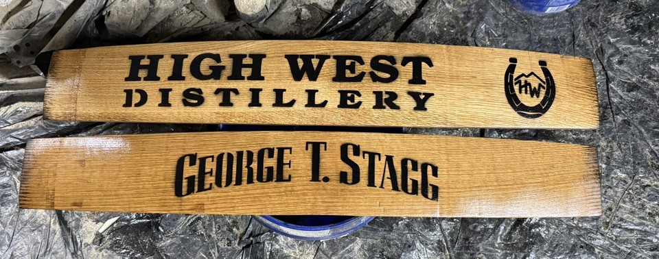 BUFFALO TRACE BOURBON BARREL STAVES ,PAPPY,BLANTON, WELLER ETC. 4” Wide ...