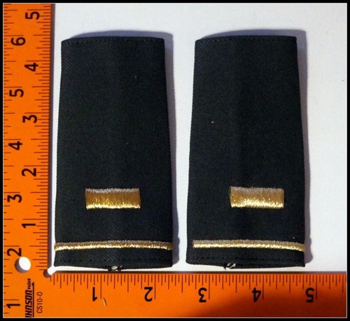 Military Patches US Army Rank Pair 2nd Lieutenant Epaulets New Old ...