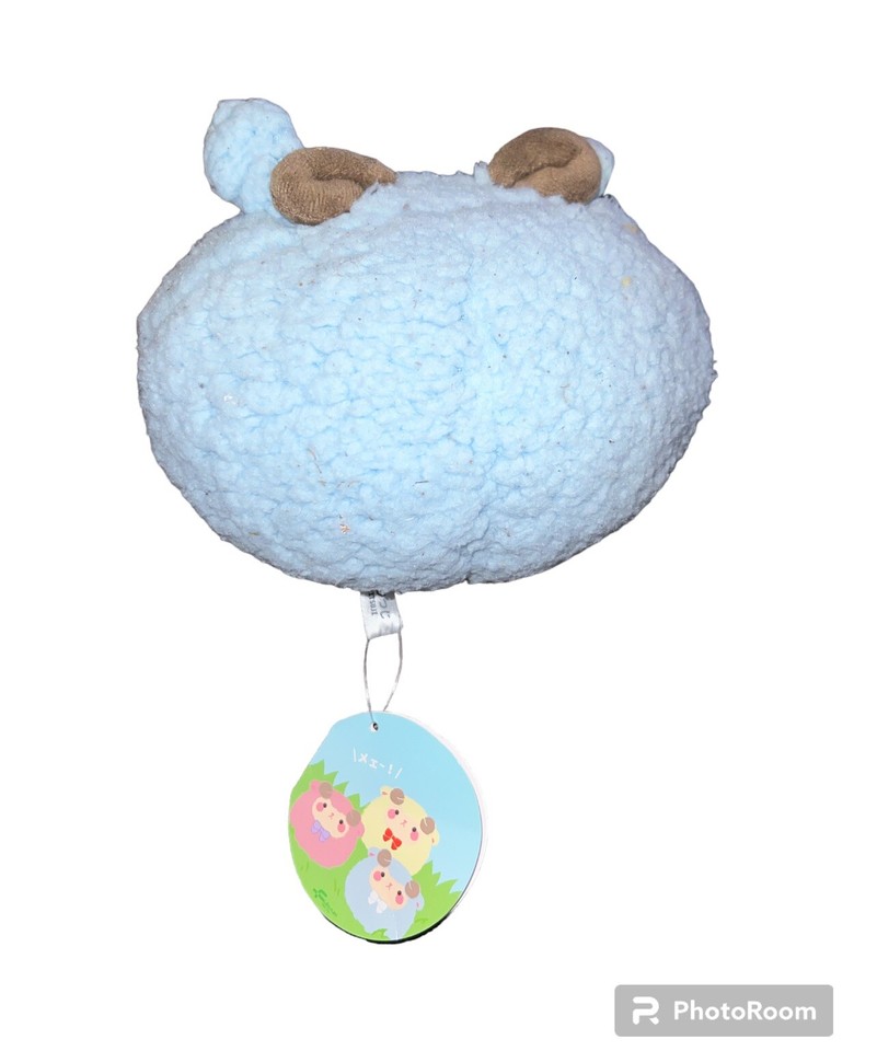 Korohitsuji Ram Lamb Plush Stuffed Animal Mini 9”Blue Fluffy Japanese ...