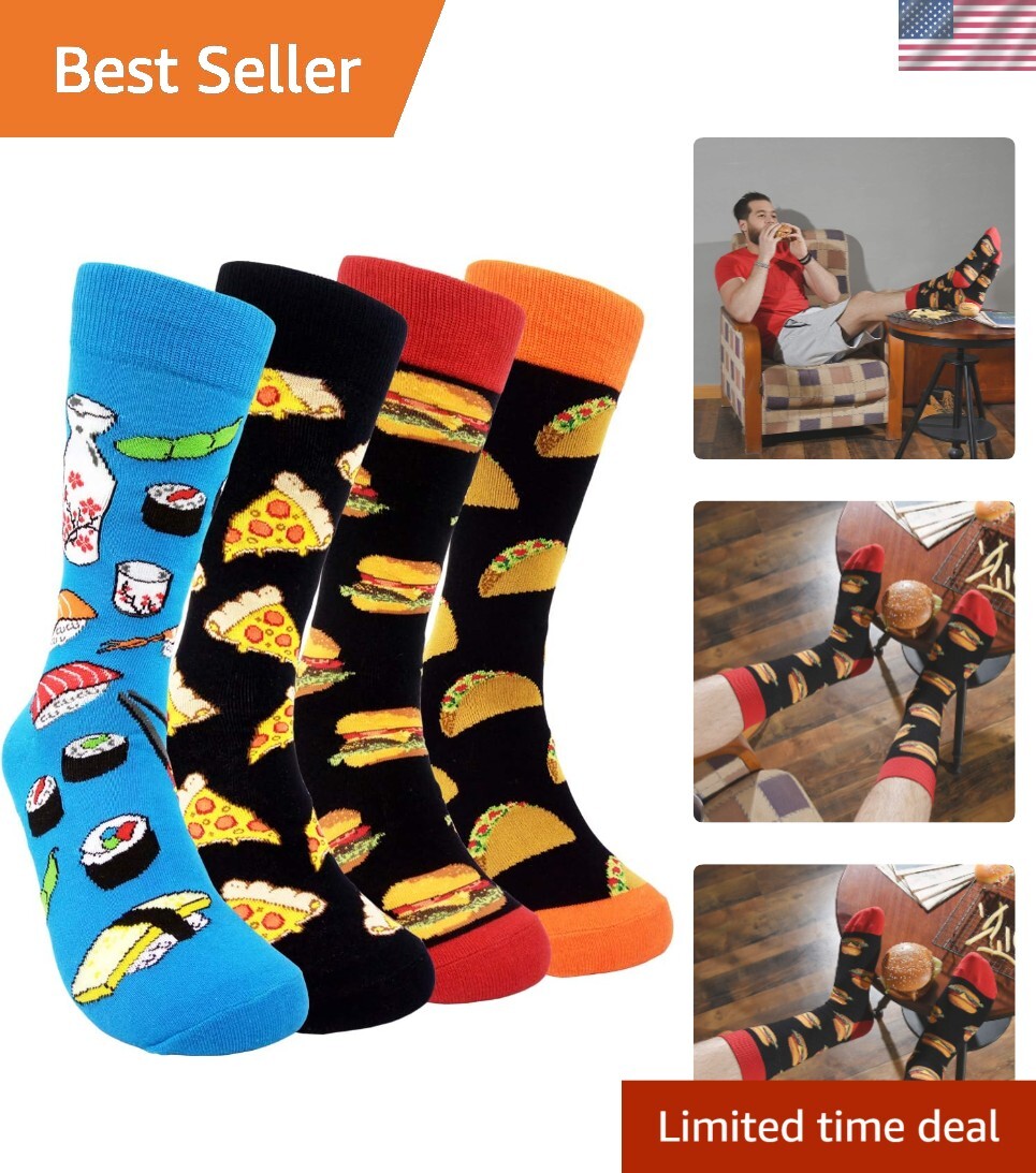 Business Socks Memes HSELL Mens Fun Patterned Dress Socks Funny