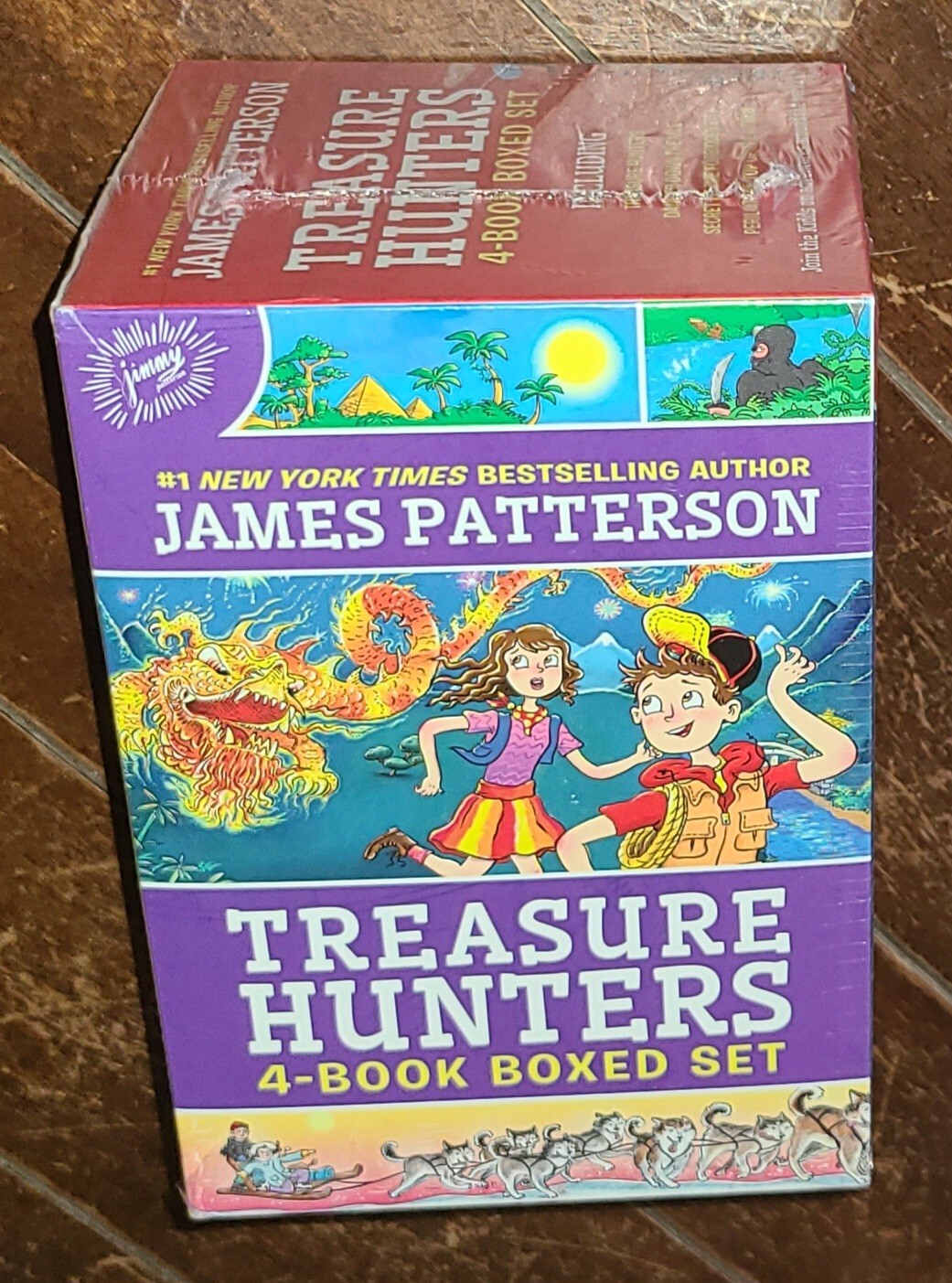 Treasure Hunters 4 Paperback Books Boxed Set (2021) by James Patterson ...