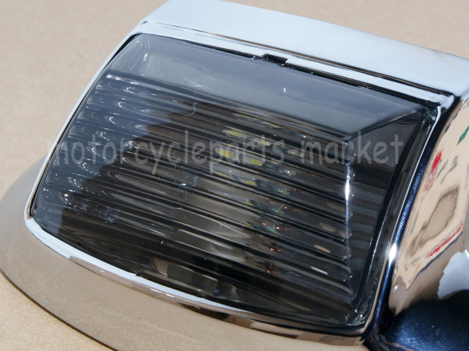 Smoke Front Fender LED Tip Light For Harley Ultra Classic Electra Glide ...