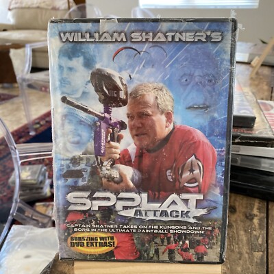 William Shatner's Spplat Attack [DVD, 2002] Paintball Showdown + Extras ...