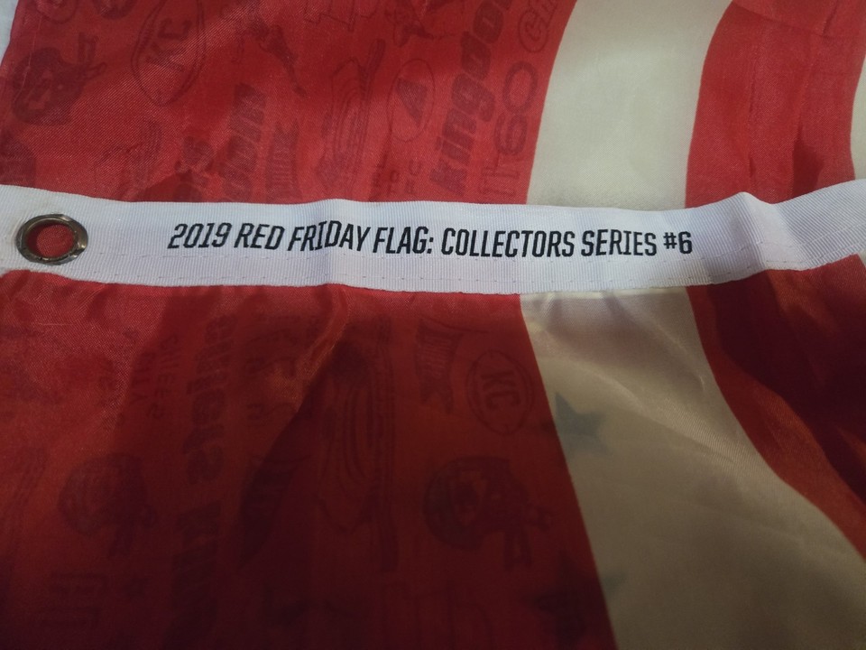 2019 Kansas City Chiefs Red Friday Flag Collector Series #6 NFL Super ...