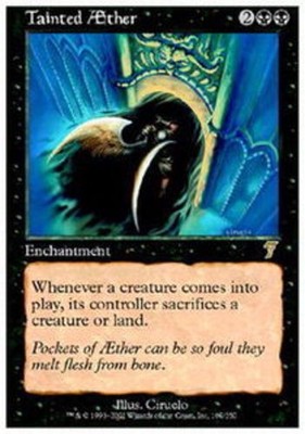 Tainted AEther Light Play, English Magic the Gathering MTG 7th Edition | eBay