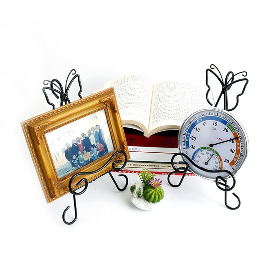 Tabletop Photo Frame Holder Picture Frame Back Support Black Frame ...