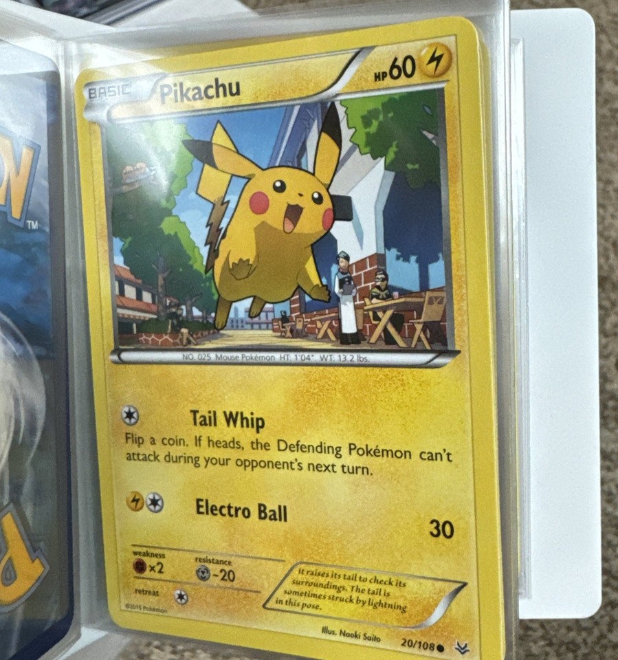 Pikachu Card Collection With Binder (30+ Pikachu, Raichu, Pikachu Type Cards) | eBay