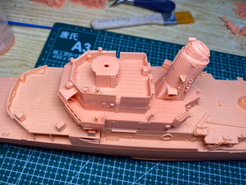 3D Printed 1/200 US Navy Forrest Sherman Class Destroyer Unpainted ...