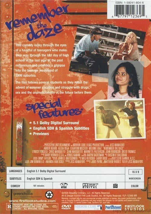 Remember The Daze Cast