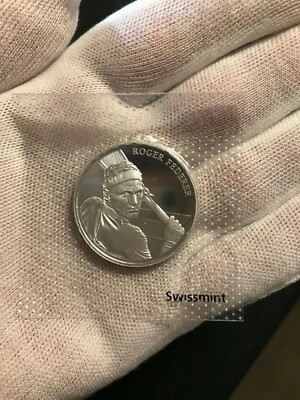 Rare Roger Federer 2020 Switzerland Silver 20 CHF Coin | eBay