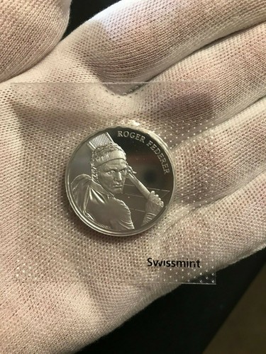Rare Roger Federer 2020 Switzerland Silver 20 CHF Coin | eBay