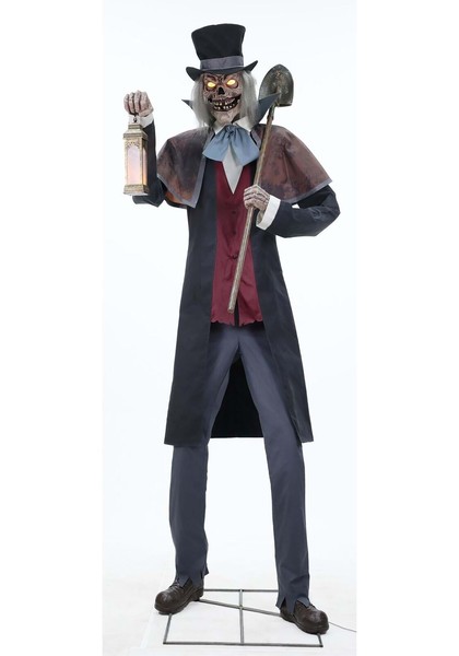 Seasonal Visions Animated Graveyard Host Halloween Decoration for sale ...