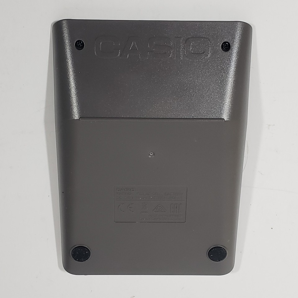 Casio MS-80B Solar Portable Desktop Tax and Exchange Calculator | eBay