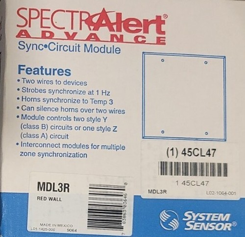 System Sensor MDL3R Fire Alarms - Red 783863036460 | eBay