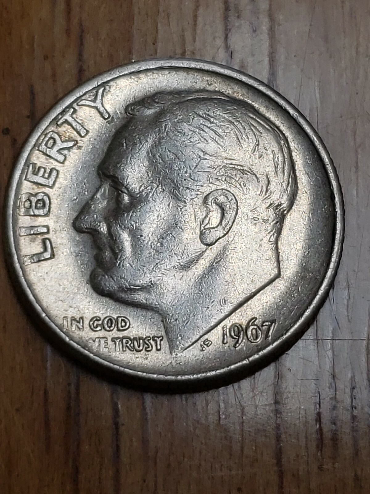 1967-P Roosevelt Dime - Nice Die Adjustment Minting Error | eBay