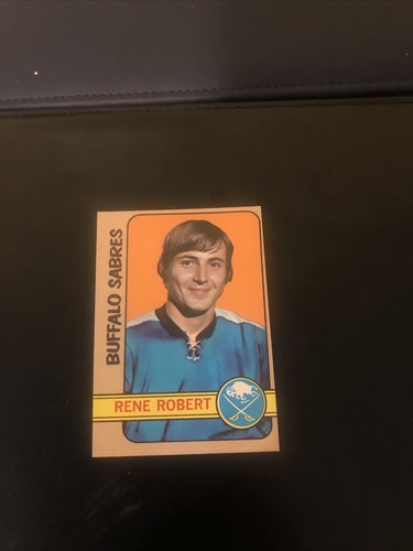 1972-73 TOPPS HOCKEY RENE ROBERT ROOKIE #161 SABRES | eBay