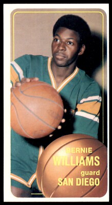 1970-71 Topps Basketball Bernie Williams San Diego Rockets #122 | eBay