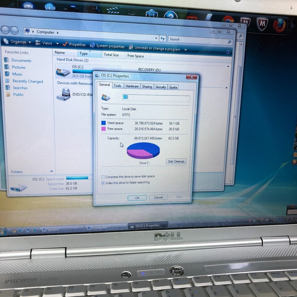 Dell Inspiron Retro Gaming Laptop Celeron 2.00GHz 2GB RAM (Windows ...