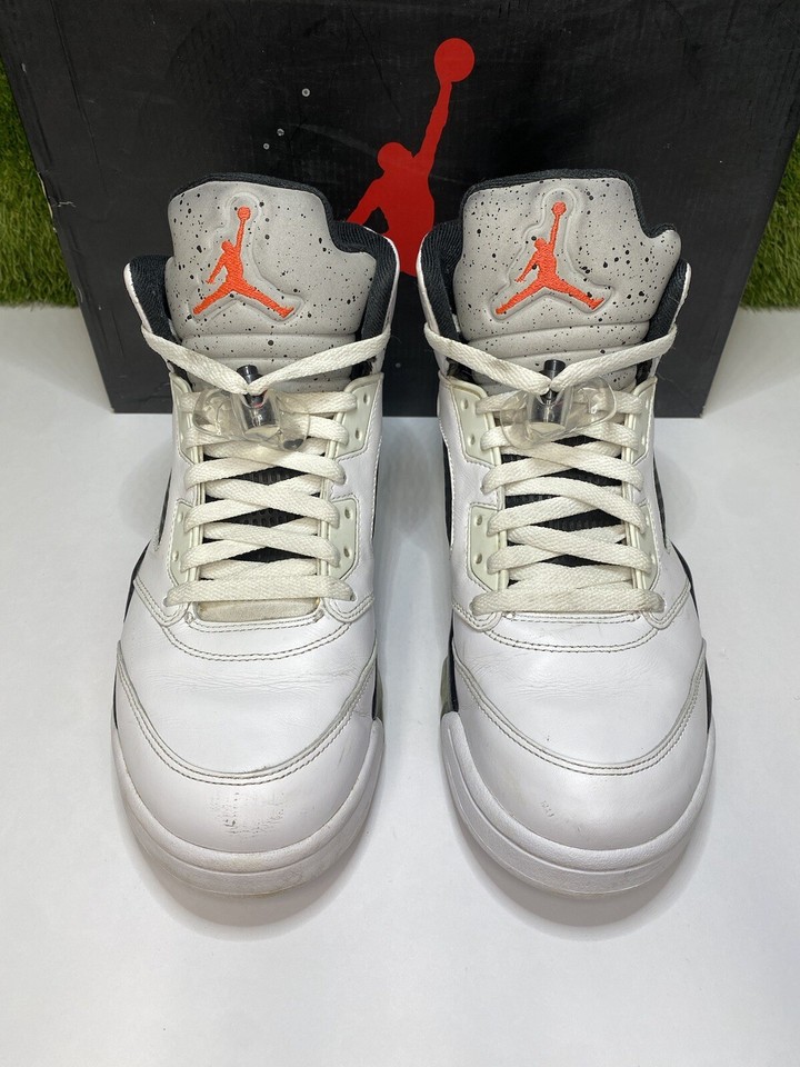Air Jordan 5 Pro Stars Poison Retro Size 11 Mens White Sneakers 2015 ...