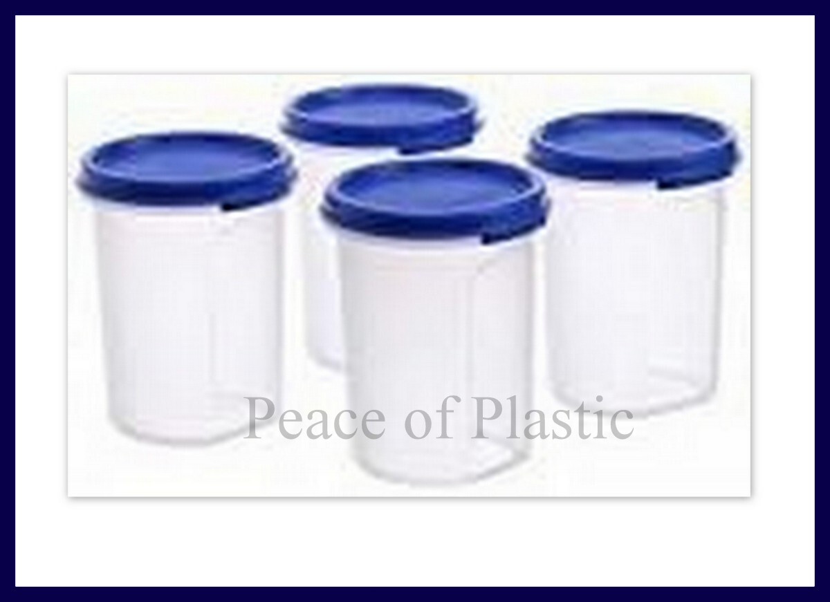 Tupperware New Set 4 Modular Mates Mates Round #2 Storage Containers ...