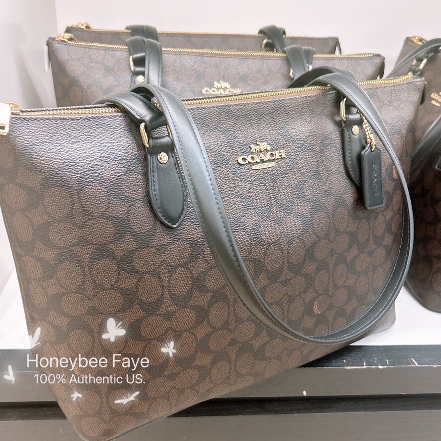 NWT Coach Gallery Tote Bag In Signature Canvas CW381/CV402 | eBay