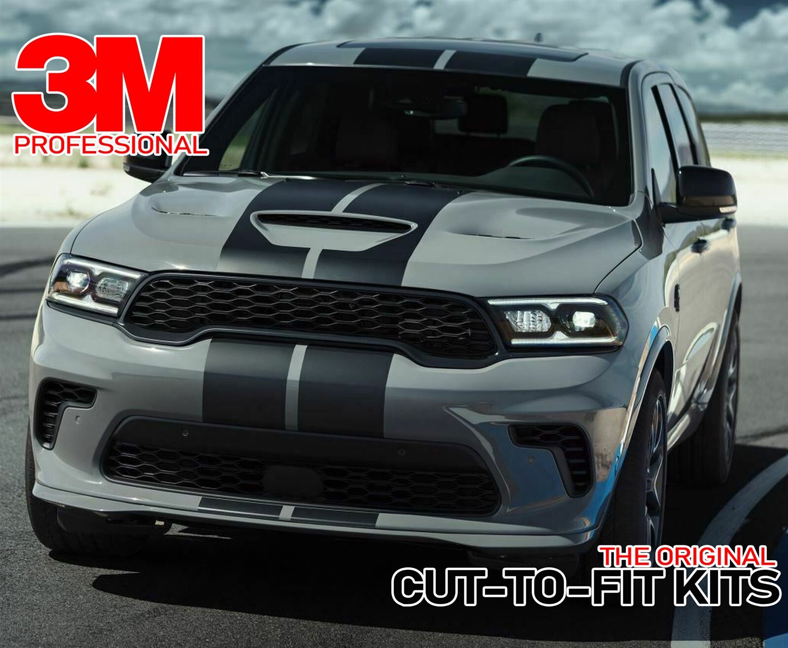 2014 - 2023 Rally Stripes Fits Dodge Durango Graphic Decal on Pro 3M ...