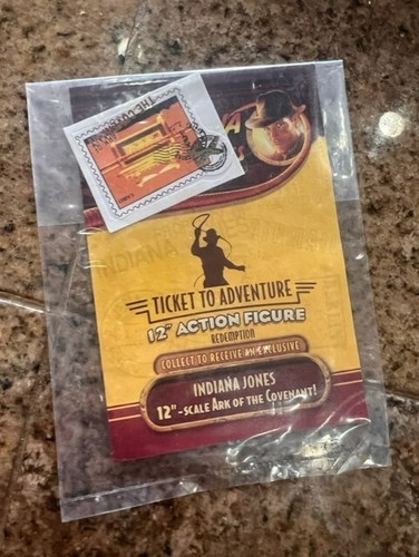 Indiana Jones Ticket To Adventure Passport Crystal Skeleton Sticker ...