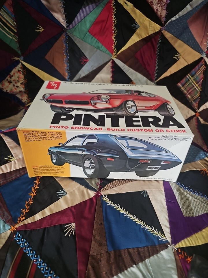 Vintage AMT 1970s Ford Pintera Showcar Model Kit #T225 Pinto Partial ...