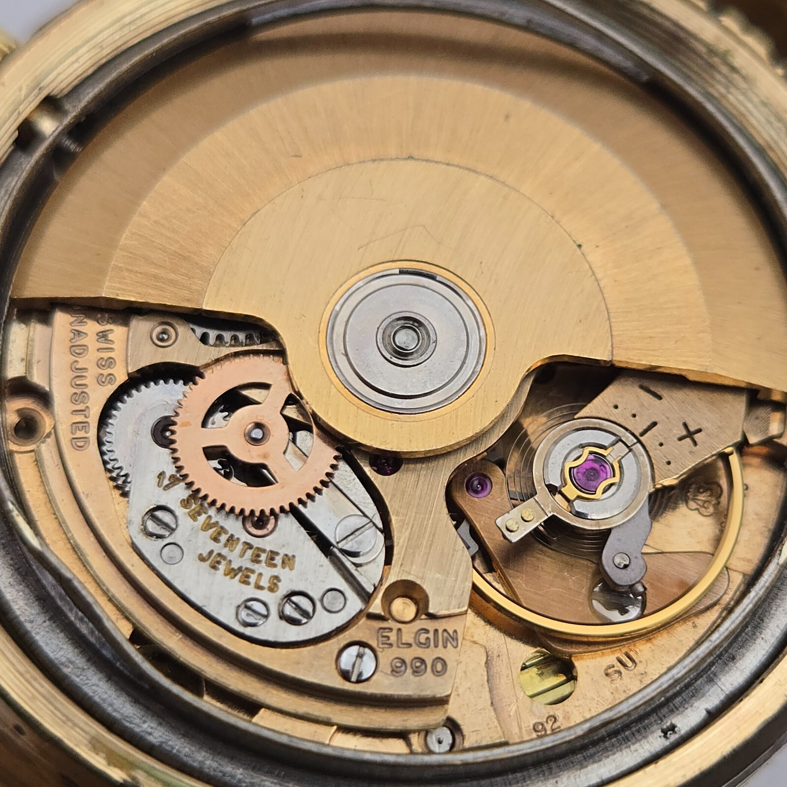 Vintage ELGIN men's automatic watch AS 1883 17Jewels swiss made 1960s ...